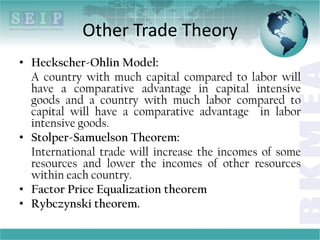 Lecture 1: Introduction to International Trade | PDF