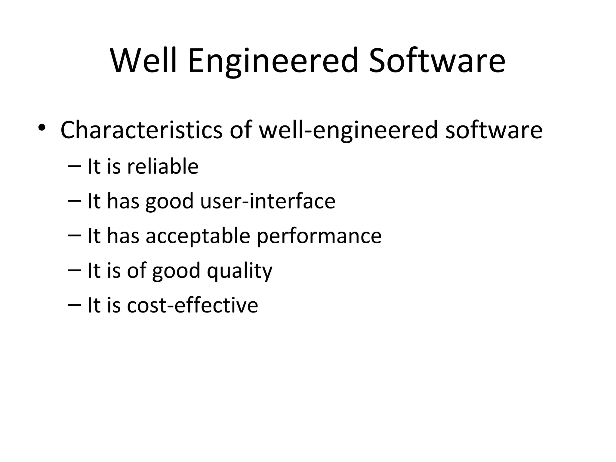 Lecture 1 Intro To Software Development Ppt Computer Software And