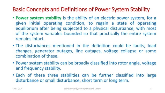 Power System Dynamics Lecture 1 Introduction.ppsx
