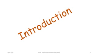 Power System Dynamics Lecture 1 Introduction.ppsx