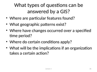 Introduction to GIS presentation for the begineers | PPT