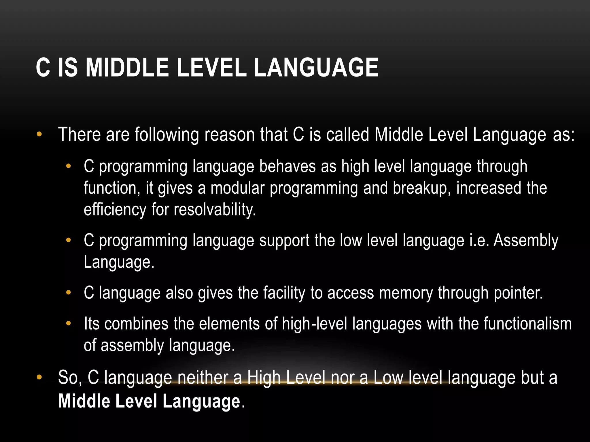 introduction to c | PPTX