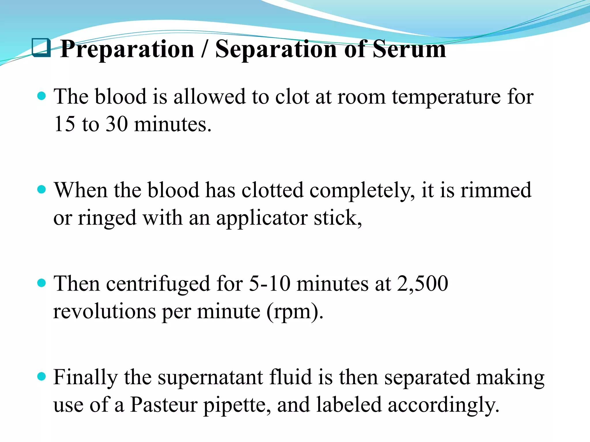 Lecture 1- nitoduction to clinical serology | PPTX