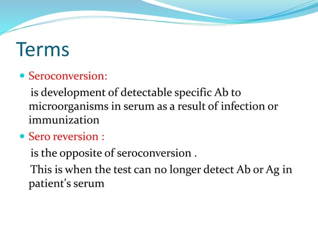 Lecture 1- nitoduction to clinical serology | PPTX