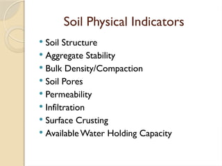 LECTURE-1-Soil Health – Definition – Soil quality indices.pptx