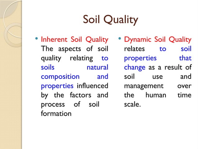 LECTURE-1-Soil Health – Definition – Soil quality indices.pptx