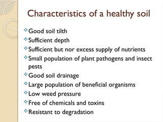 LECTURE-1-Soil Health – Definition – Soil quality indices.pptx