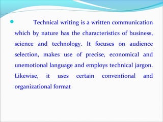 Lecture 1-technical-writing | PPT