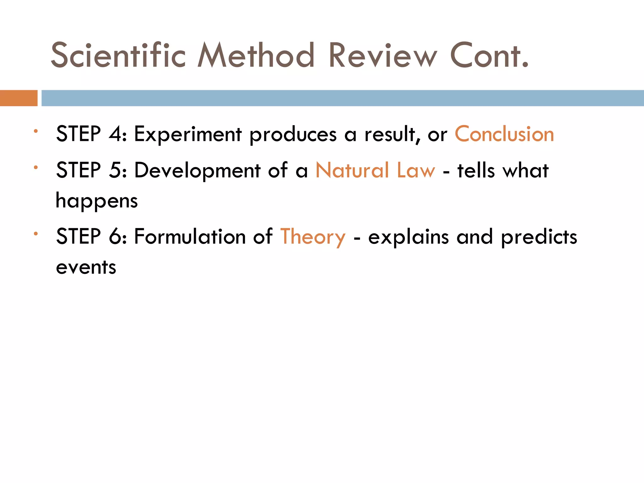 Lecture 1 What Is Chemistry; Scientific Method Review | PPT