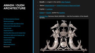 Awadh / Oudh Architecture | PDF