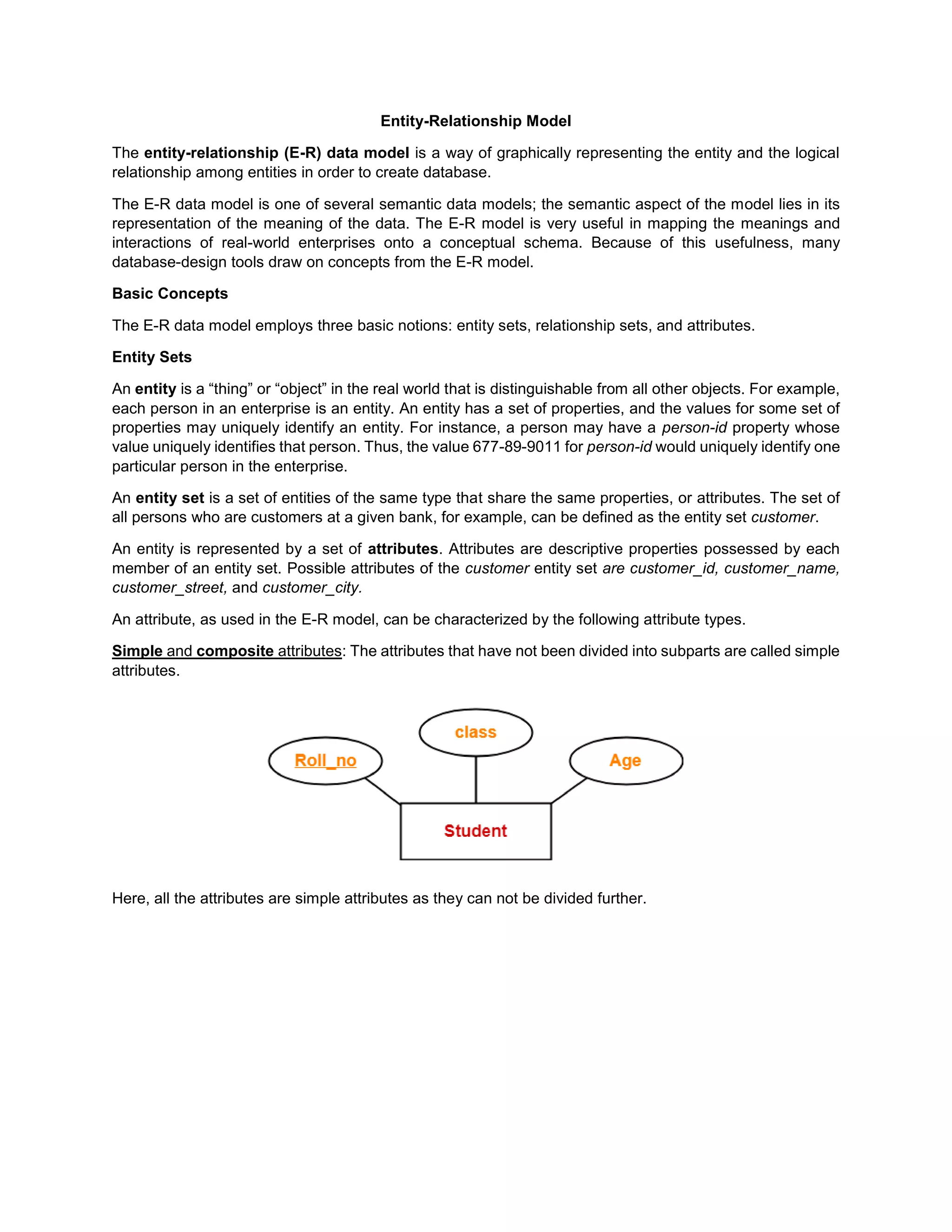 Entity Relationship Model | PDF
