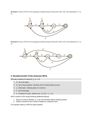 Finite Automata | PDF