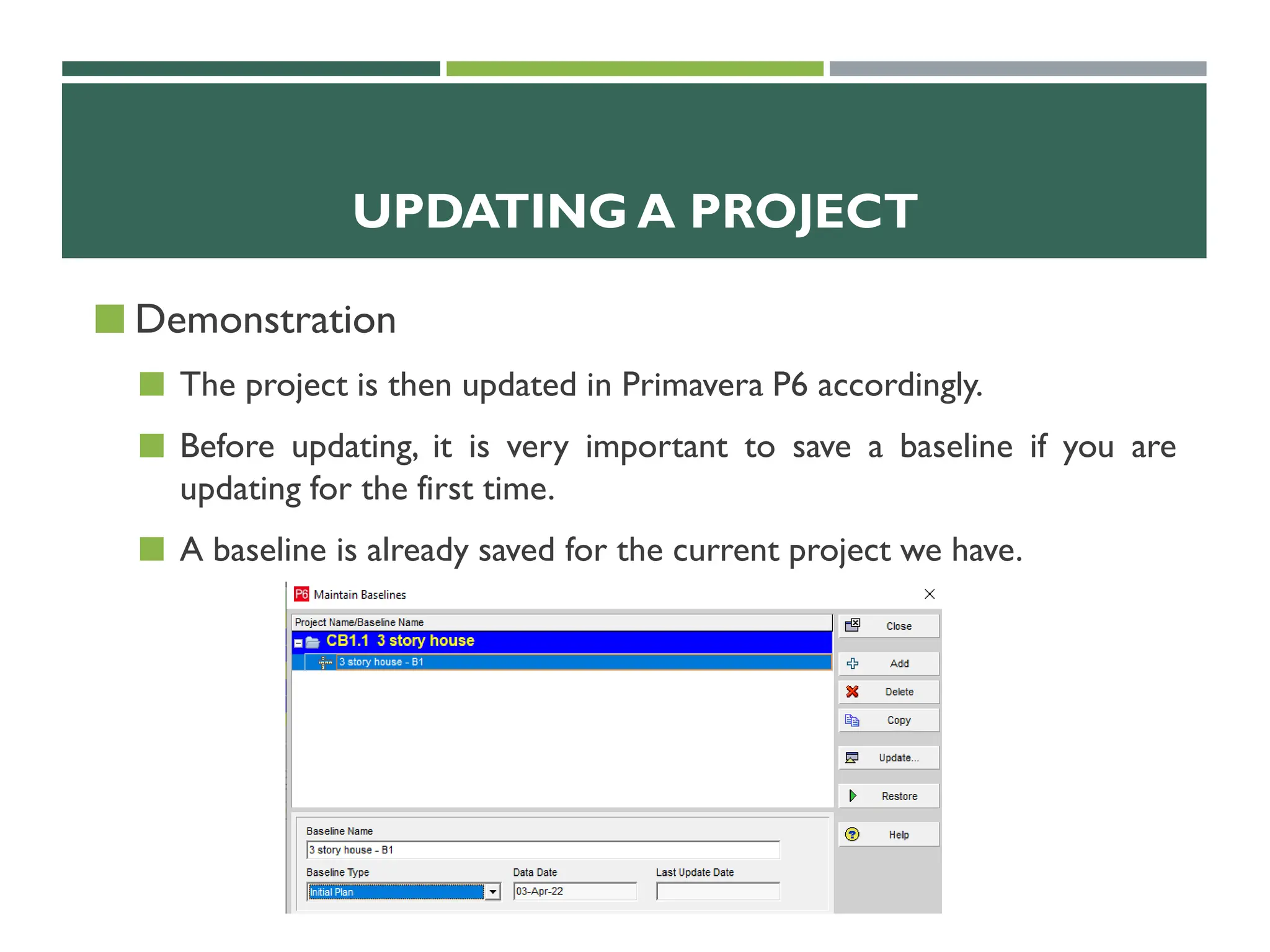Project Management And Updating And Monitoring Ppt