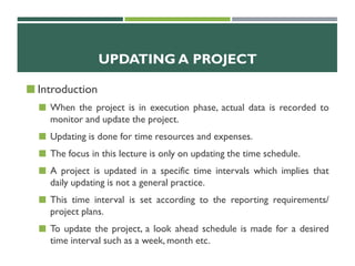 Project management and updating and monitoring | PPT
