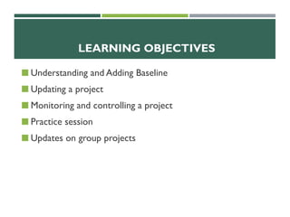 Project management and updating and monitoring | PPT