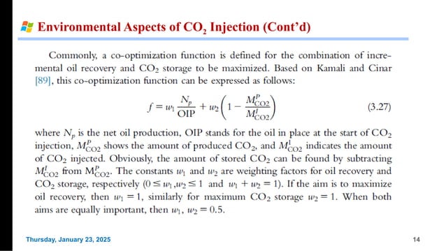 CO2 Injection in Tight Reservoir: water flooding would be the first ...
