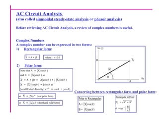 Ac circuit analysis on electrical circuits | PPT