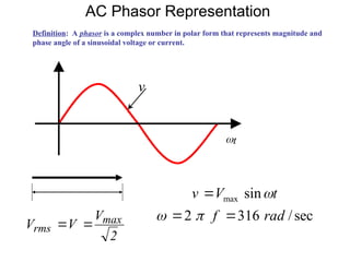 Ac circuit analysis on electrical circuits | PPT