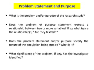 Research Critique | PPTX