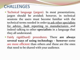 Technical-presentations and demonstrations | PPT