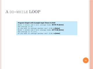 Control-structure - while loop and do-while loop.pptx