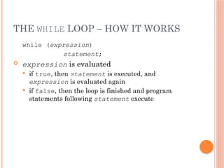 Control-structure - while loop and do-while loop.pptx | Programming ...
