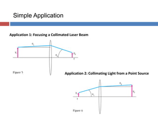 Lecture 10 focusing and colimating | PDF