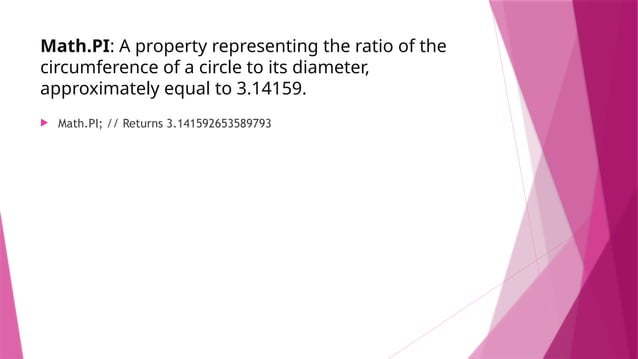 In- Built Math function in java script.. | PPTX
