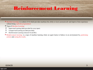 Lecture -10 AI Reinforcement Learning.ppt