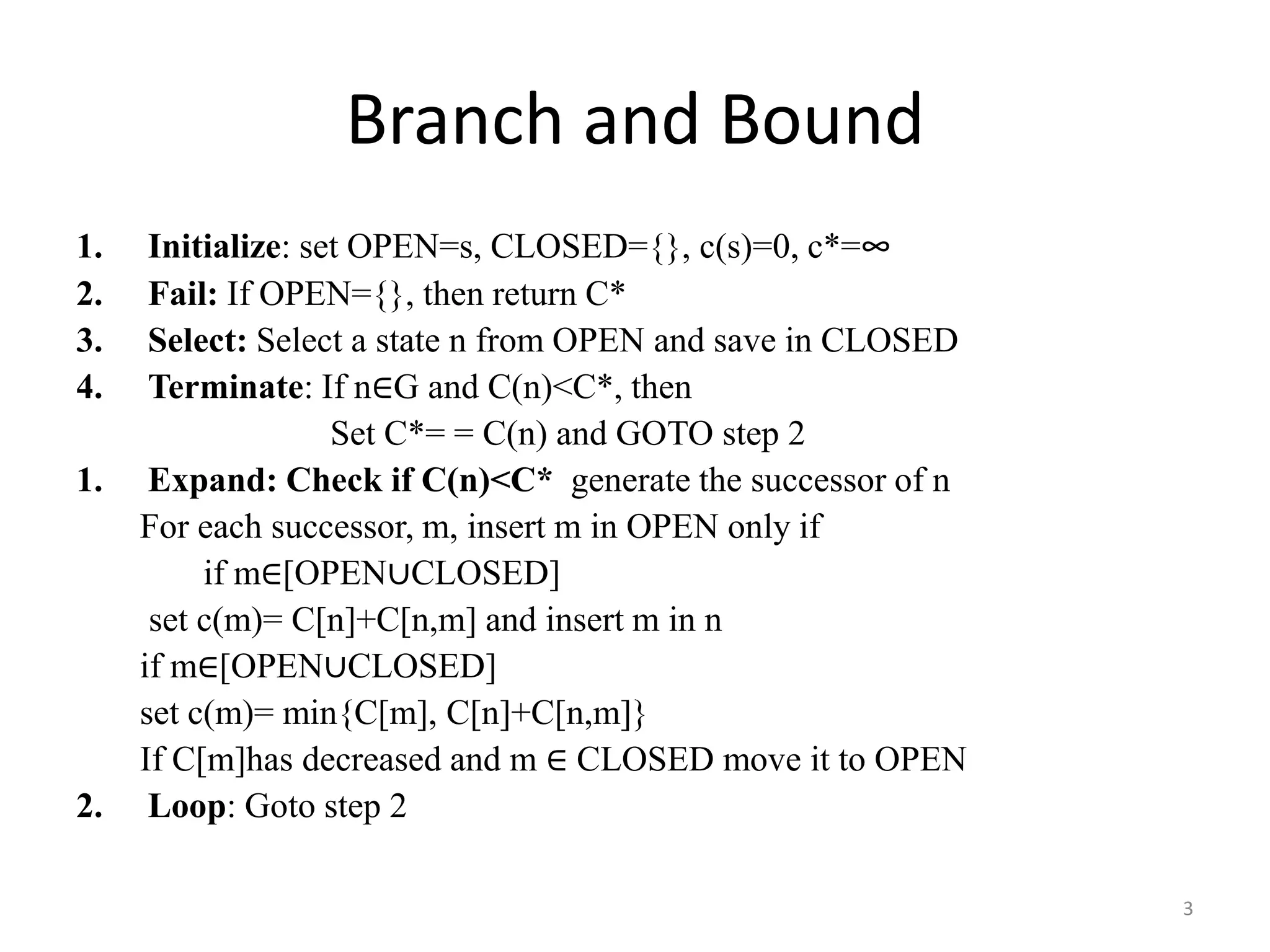 Lecture 10 Uninformed Search Techniques conti.. | PPTX