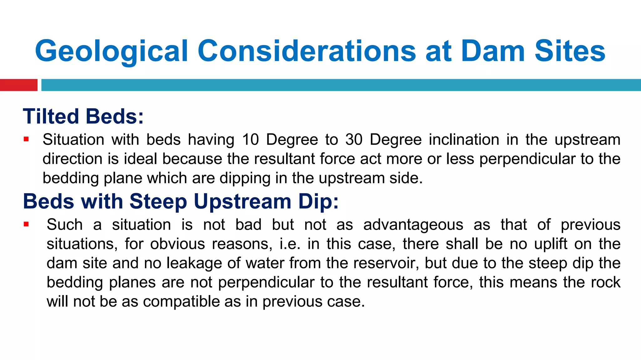 Geology of Dams | PPTX
