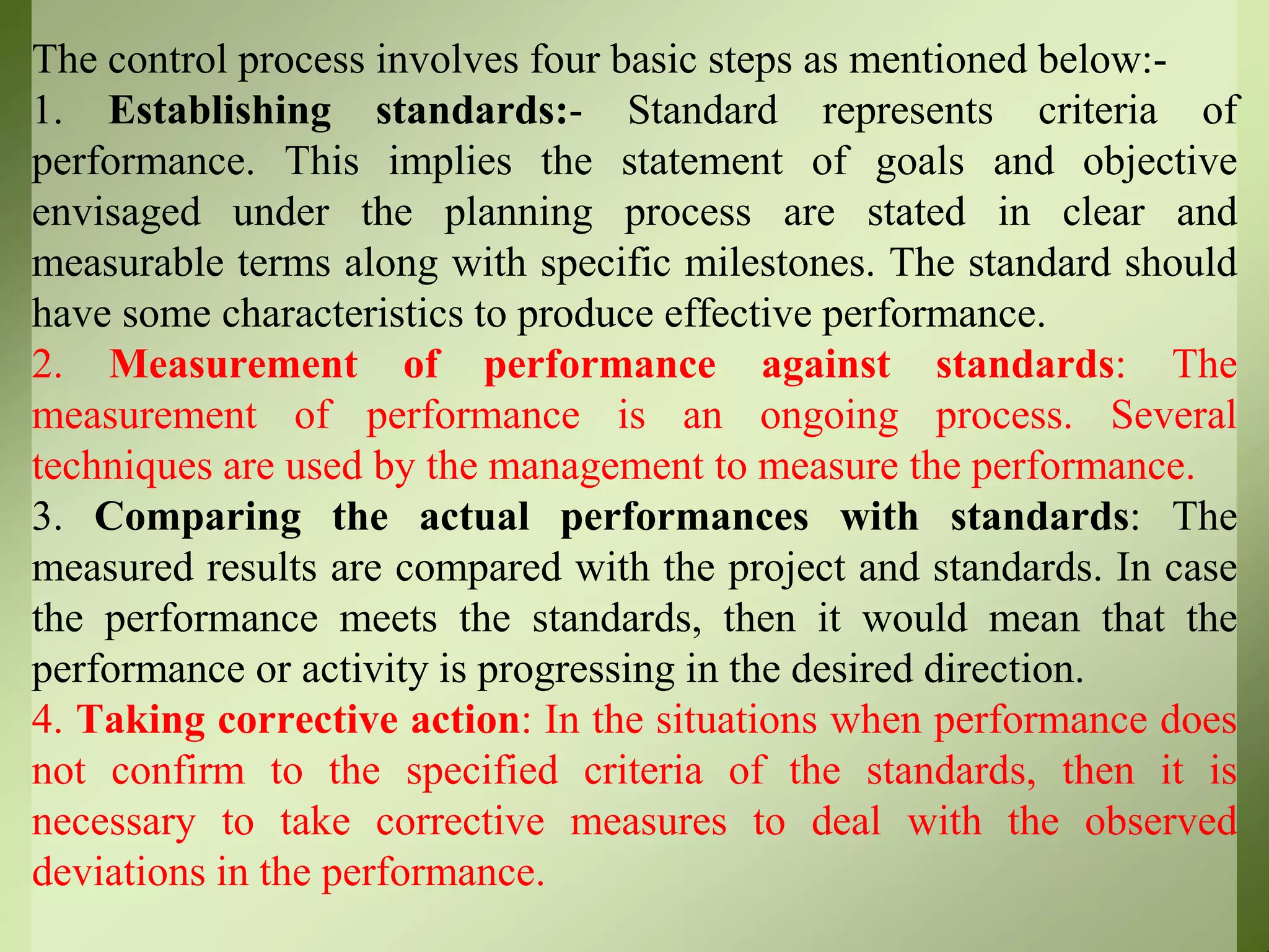 developing organisational skills- Controlling, Supervising, problem solving | PPTX