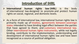 Lecture--11--IHRL-10062024-102010am.pptx | Political Issues & policy ...
