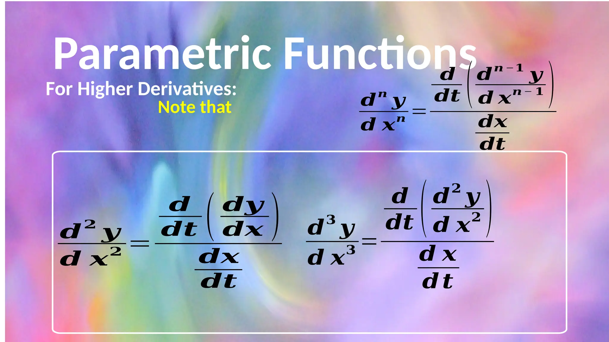Lecture-11-derivatives of Parametric-Functions.pptx