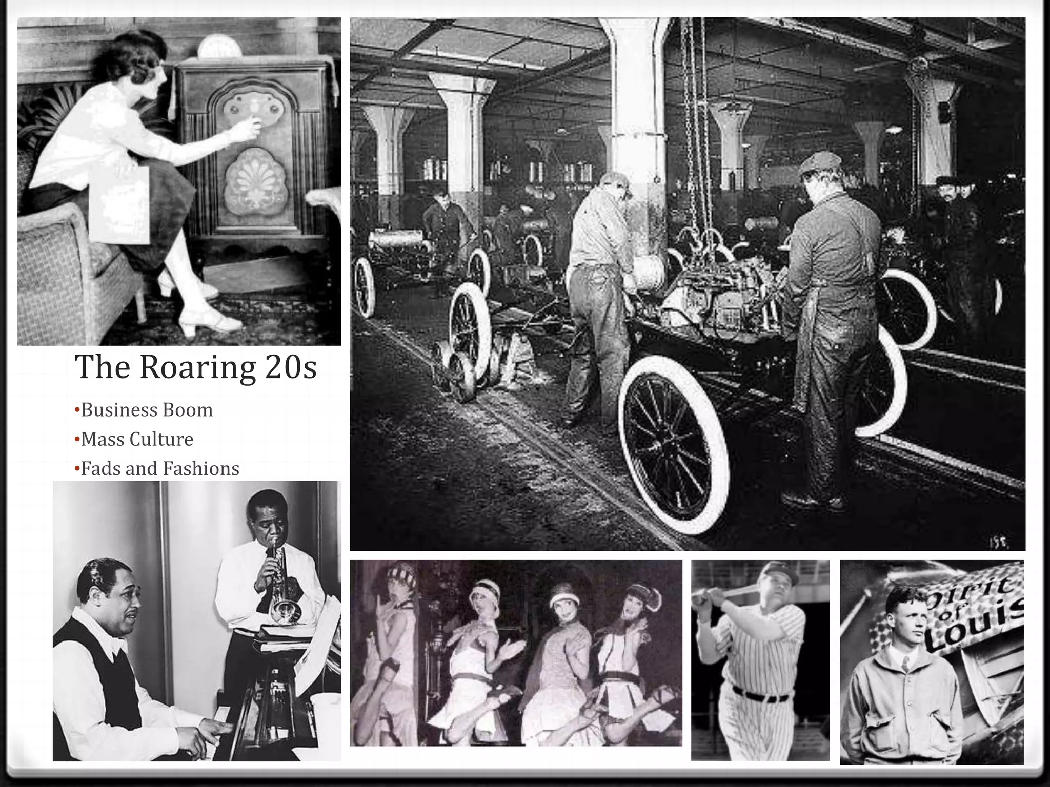 US History: 1920s, 1930s, and the New Deal | PPTX | Economy | Business ...