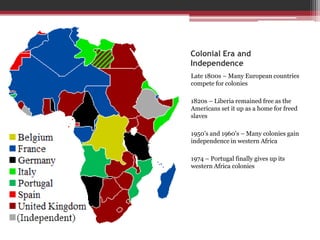 Geography: Western Africa | PPTX