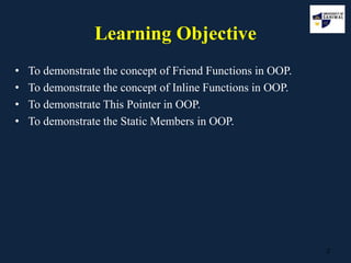 Lecture-11 Friend Functions and inline functions.pptx