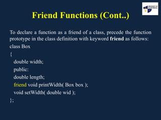 Lecture-11 Friend Functions and inline functions.pptx