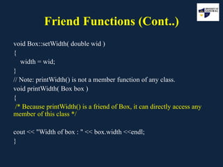 Lecture-11 Friend Functions and inline functions.pptx