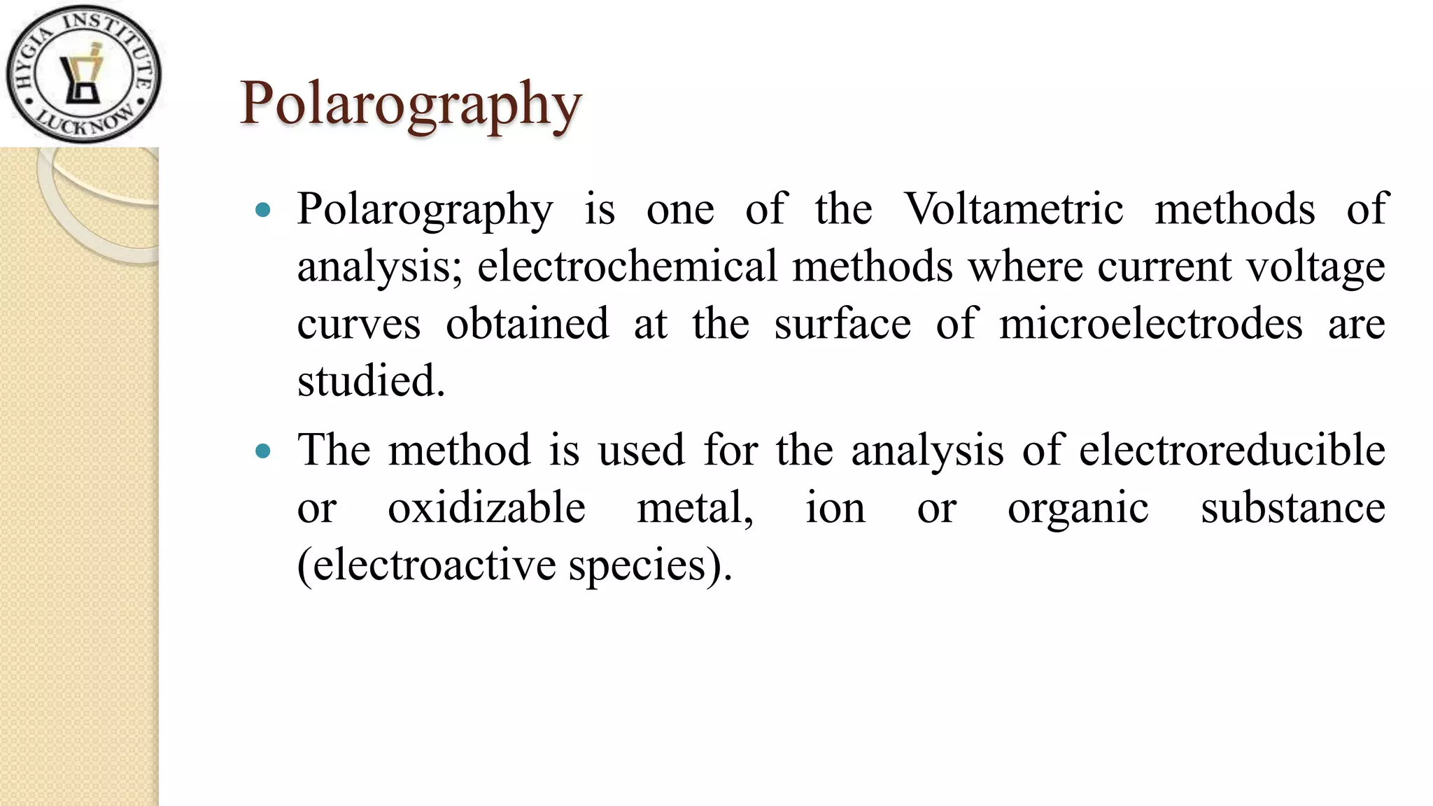 Lecture - 11 Polarography.pptx