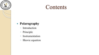 Lecture - 11 Polarography.pptx