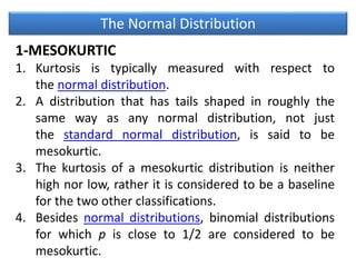 The Normal distribution | PPTX