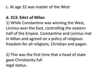 Lecture 12: History of Christianity-1 | PPTX