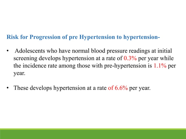 Lecture-12. Prehypertension and hypertension in children | PPT