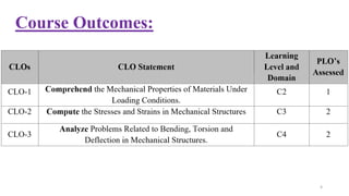 Mechanic of materials 1 lecture 1 | PDF