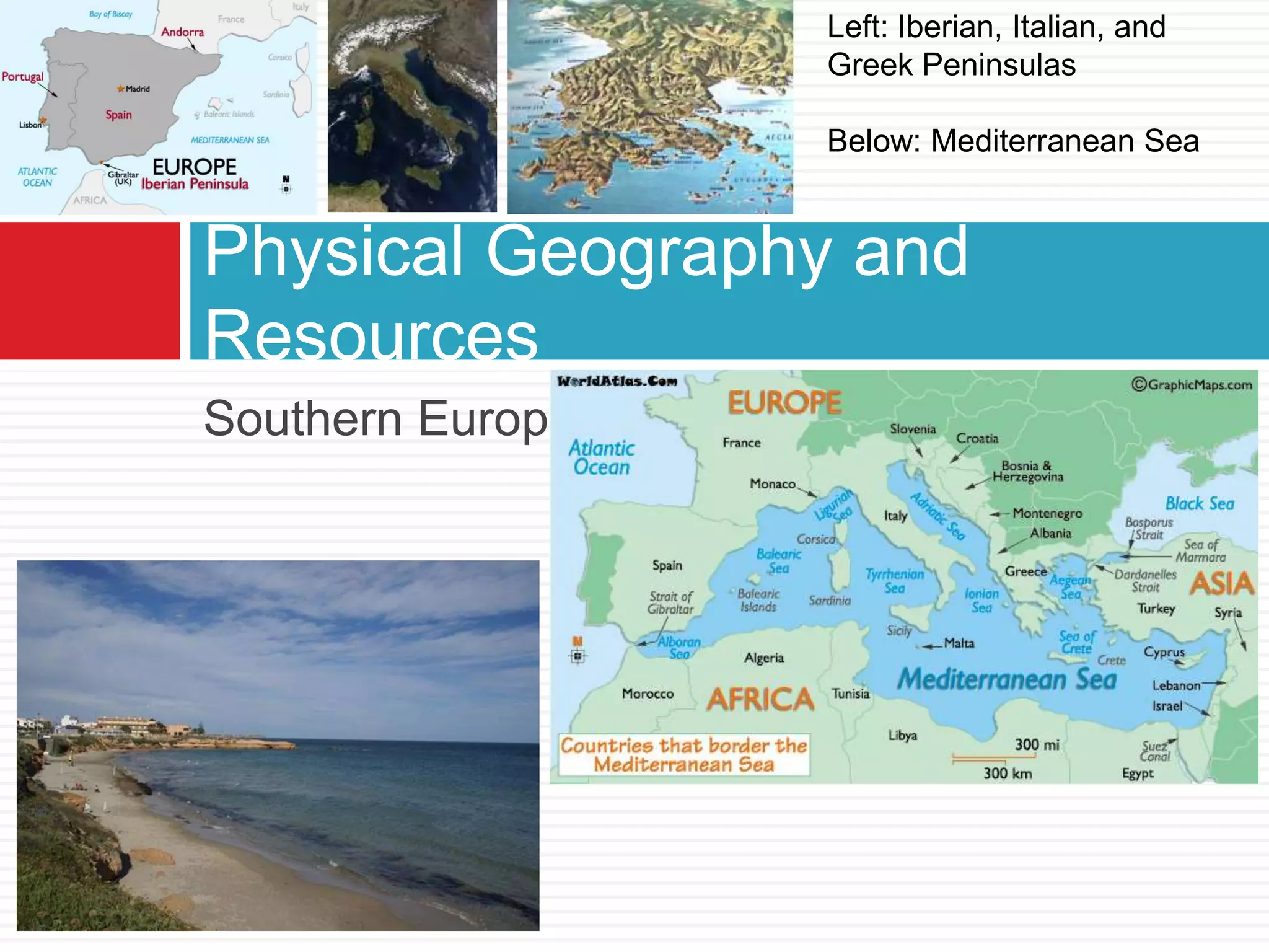 Geography: Geography of Europe | PPTX