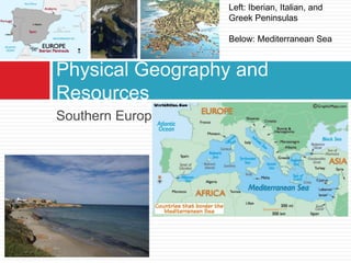 Geography: Geography of Europe | PPTX