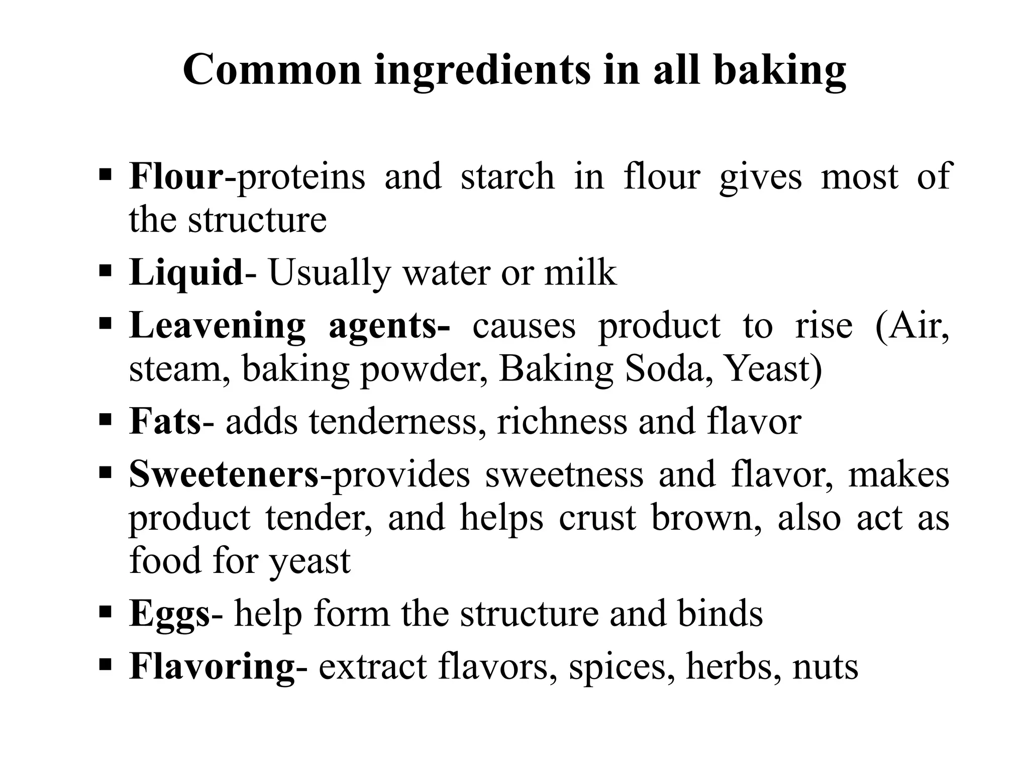 Bakery science and Confectionery Technology | PPTX