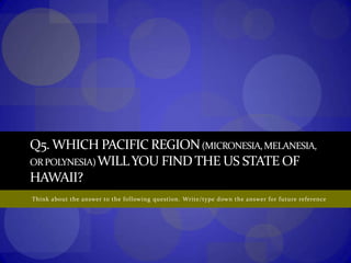 Geography: Geography of Oceania | PPTX