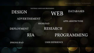 Introductions of RIA Technologies | PPT